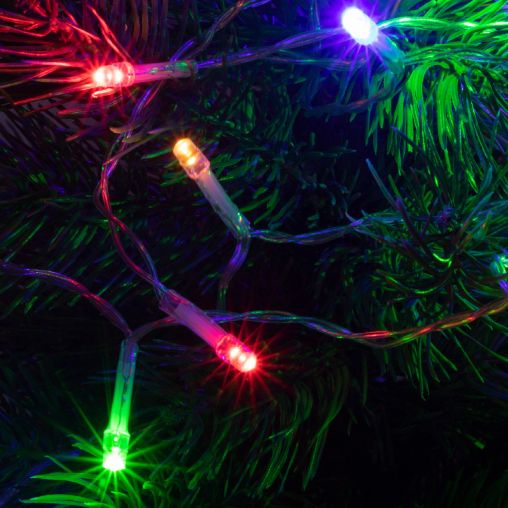 Lampice za jelku sa 50 RGB LED dioda MLC58/M - Eurovik