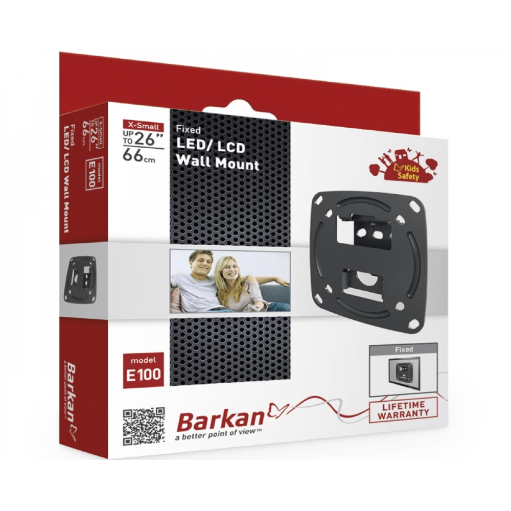 TV zidni nosač BARKAN E100.B LCD do 26 - Eurovik