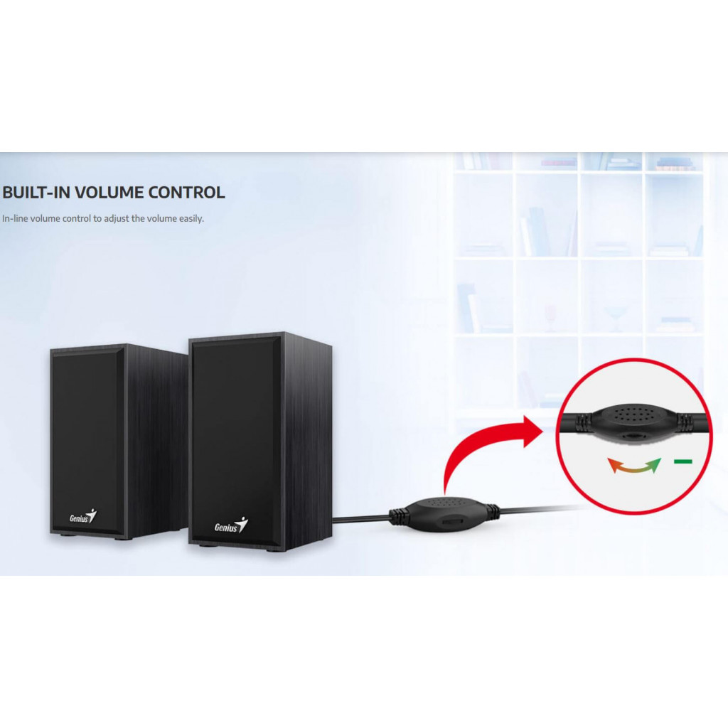 Zvučnici GENIUS SP-HF180 crni - Eurovik