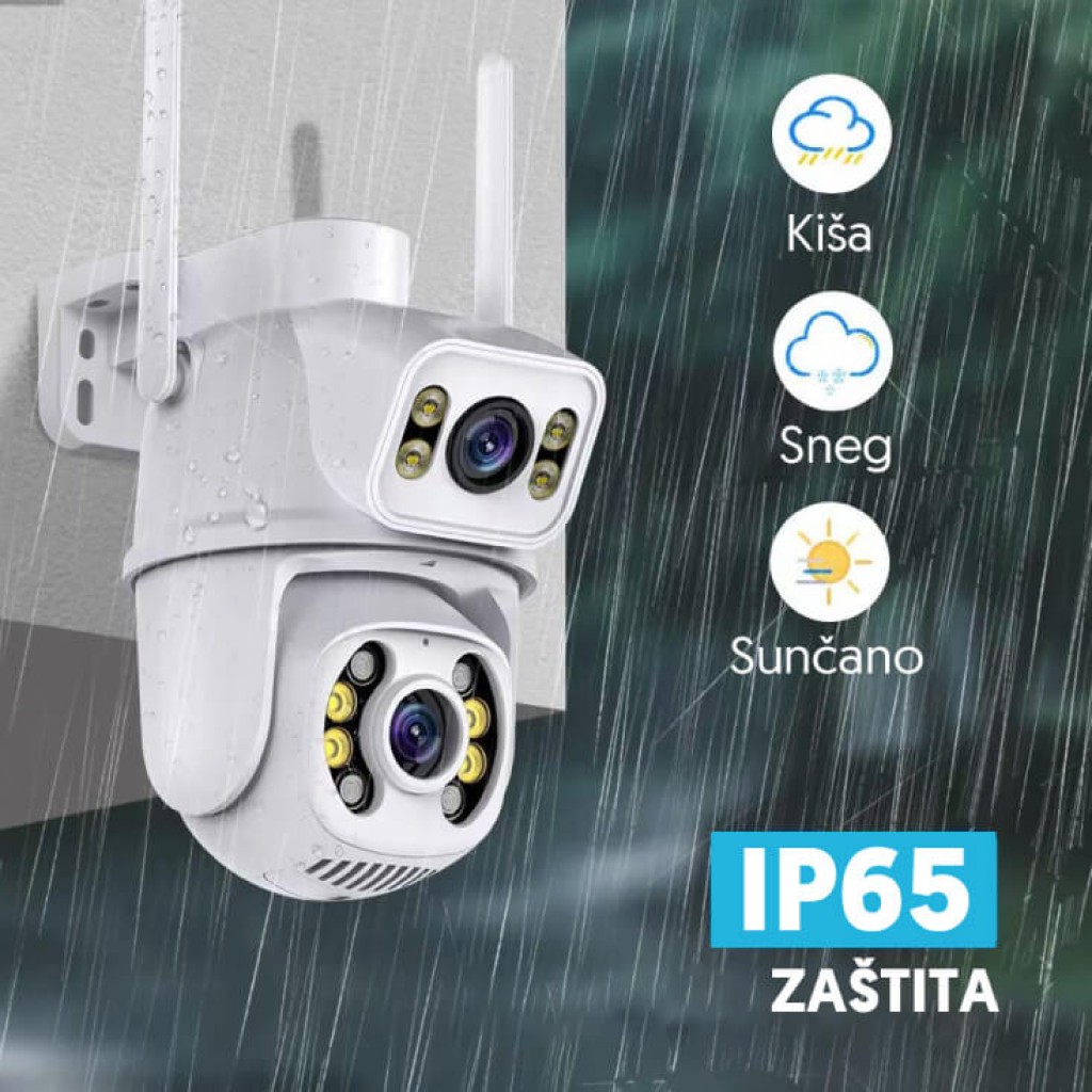 IP Wi-Fi dual kamera sa dvosmernom - Eurovik