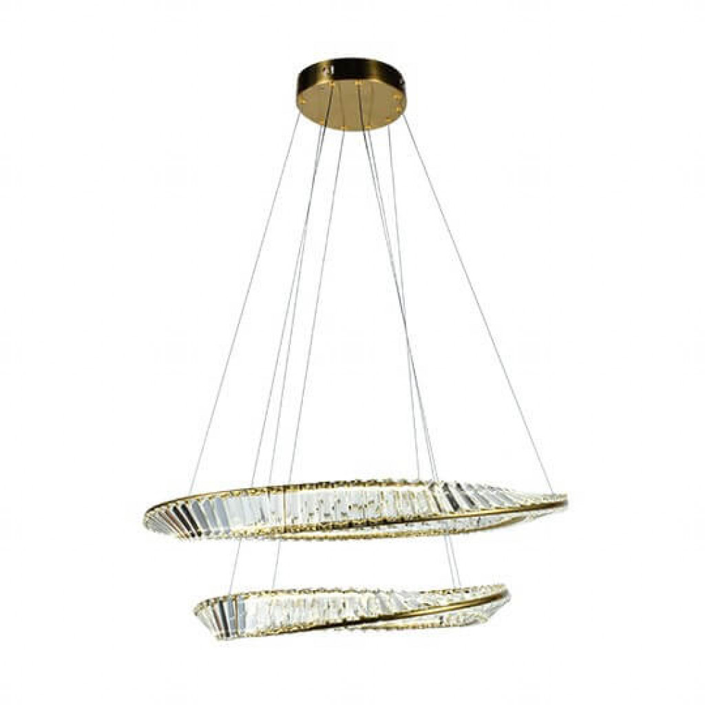 LED visilica sa kristalima i daljinskim 95W - Eurovik