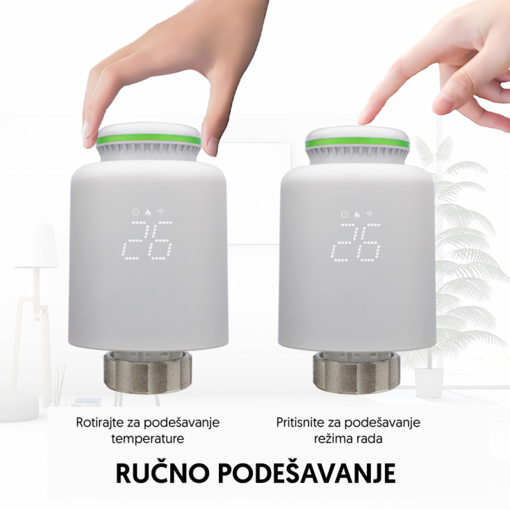 SMART termo glava za radijatorske ventile - Eurovik