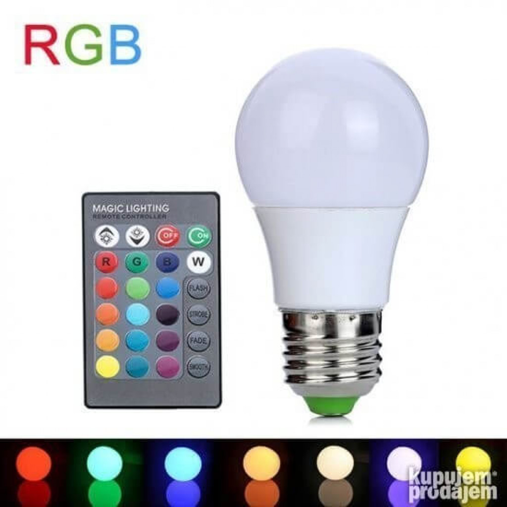 RGB LED Sijalica 15W - Unesite Sjaj u Dom - Eurovik