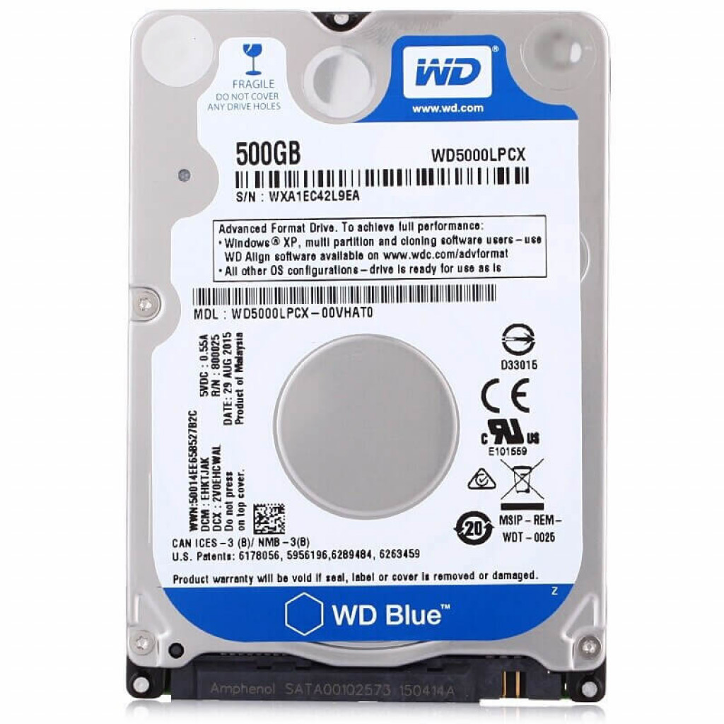 Snažan i pouzdan HDD 500GB WD Blue - Eurovik