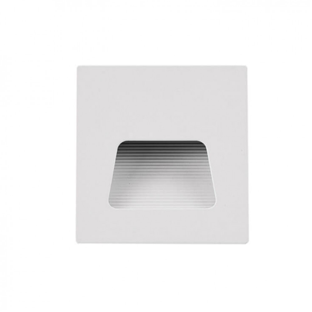 Ugradna zidna LED lampa Bela 3W - Eurovik